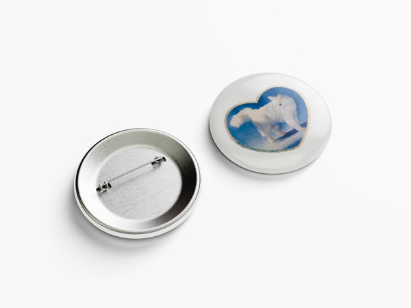 CAT WHITE PIN – El Chico Grizzly