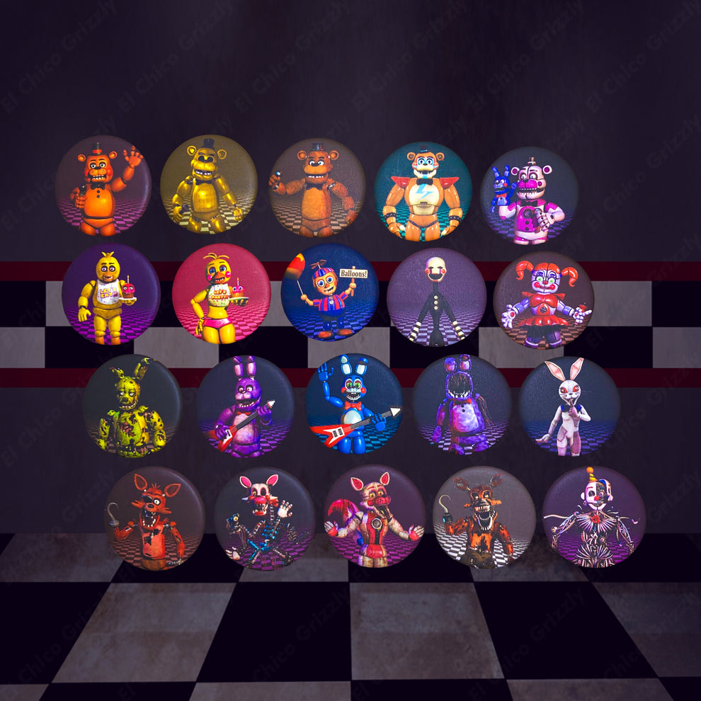 FIVE NIGHTS AT FREDDY'S PIN PACK – El Chico Grizzly